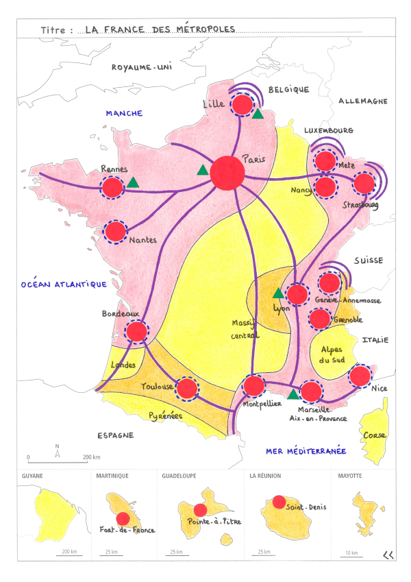 Les M tropoles En France Pdf Toutes Les M tropoles Fran aises QXBYRY
